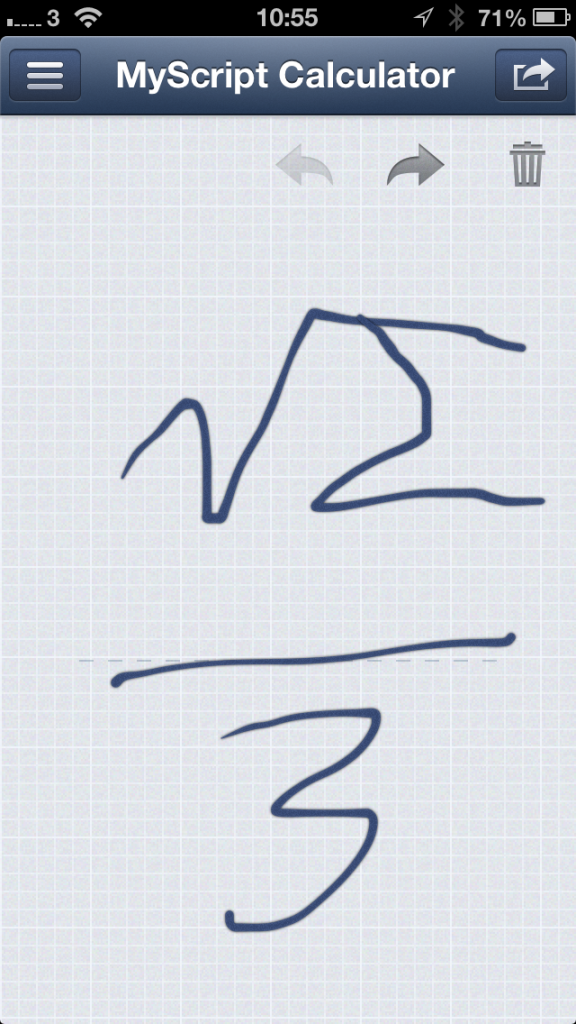 MyScript Calculator for handwritten calculations | Lexdis 2.0