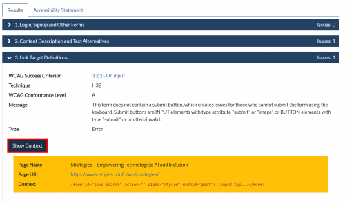 Web2Access Instructions | Lexdis 2.0